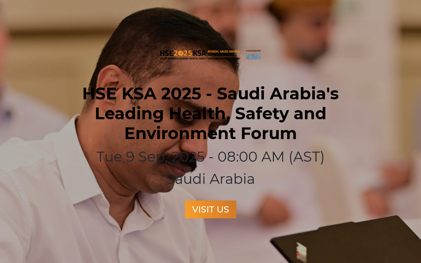 HSE KSA 2025 - Saudi Arabia's Leading Health, Safety and Environment Forum