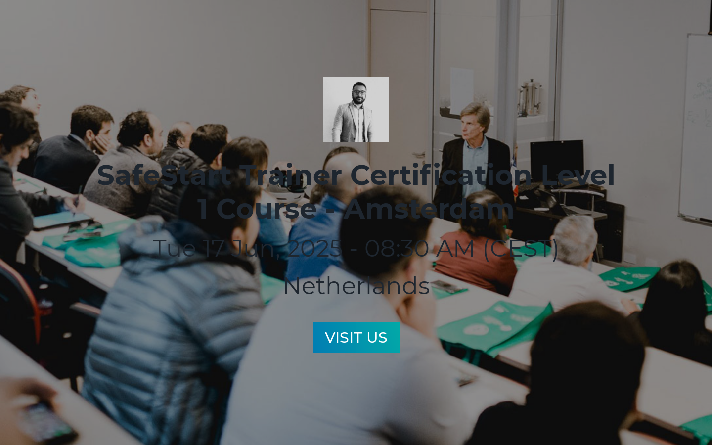 SafeStart Trainer Certification Level 1 Course - Amsterdam